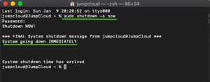 How to Logoff, Restart, or Shutdown macOS Remotely- JumpCloud