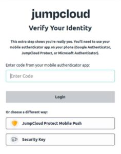 JumpCloud Protect: One-Touch, Frictionless Multi-Factor Authentication