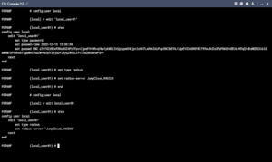 Use JumpCloud RADIUS for Fortinet Group Authentication - JumpCloud