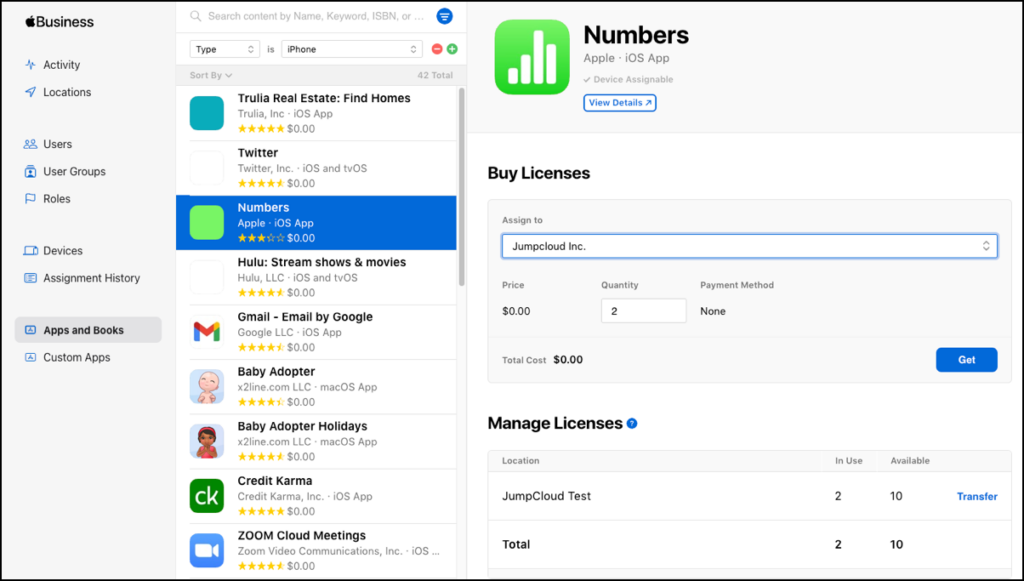 Manage Software with Apple's VPP - JumpCloud