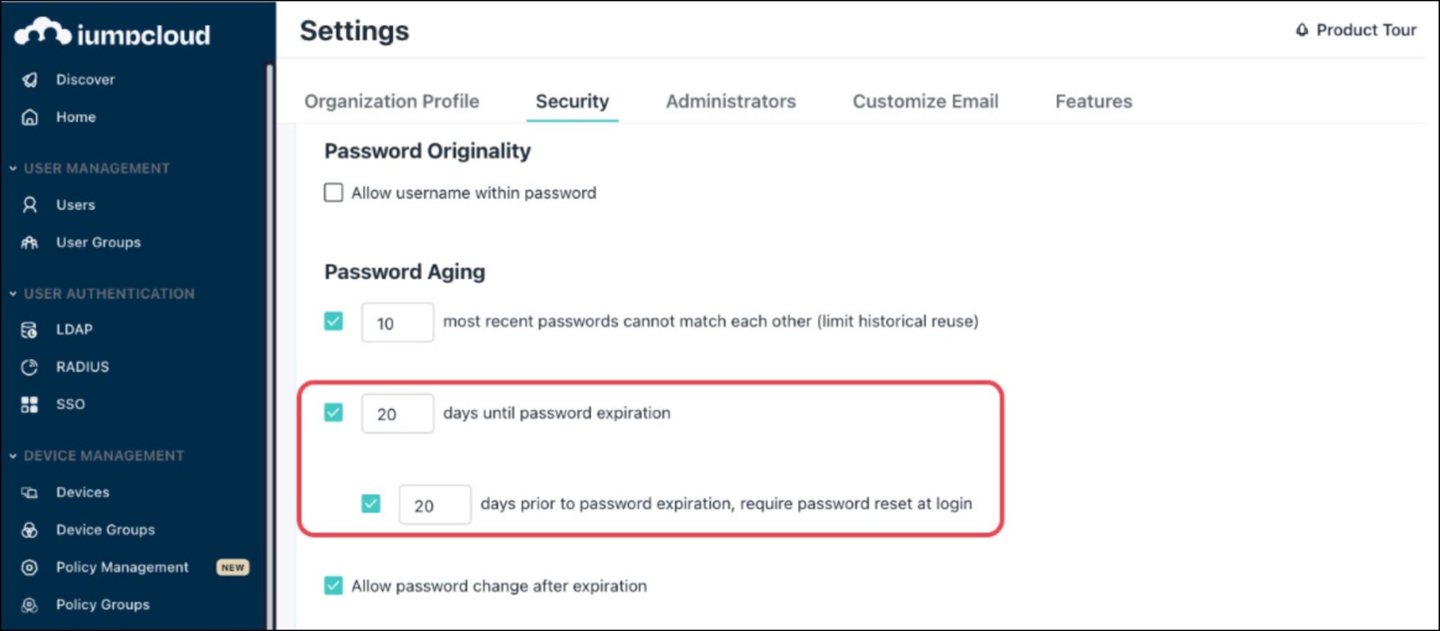 Manage Your Password Expiration Strategy - JumpCloud