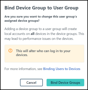Add a User Group to a Device Group - JumpCloud