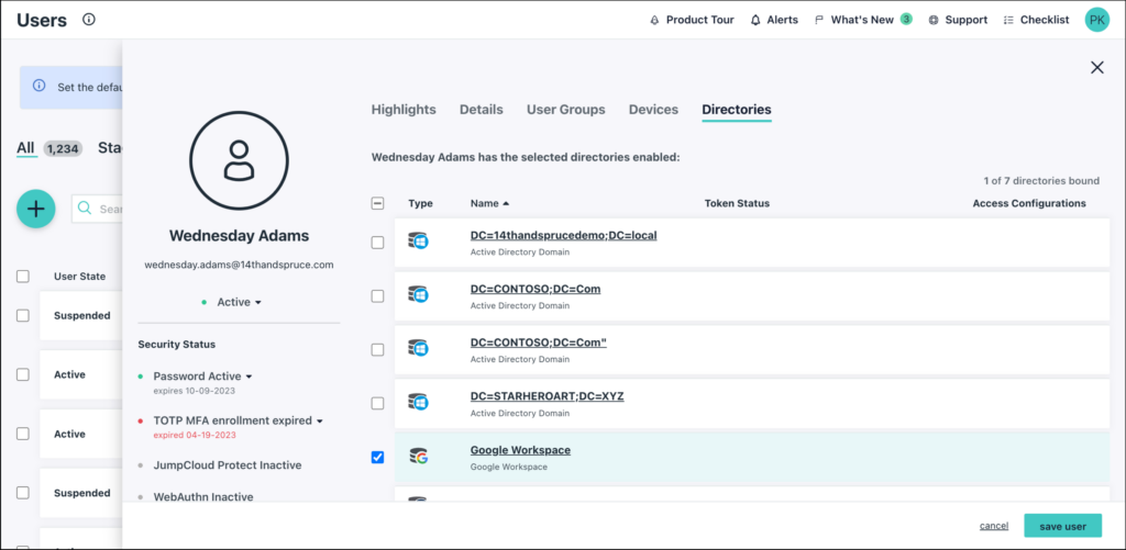 Use the Google Workspace Integration - JumpCloud