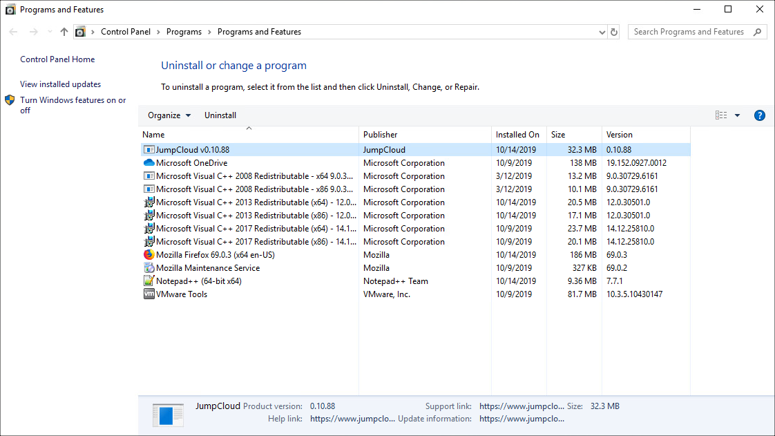 Install the Windows Agent - JumpCloud