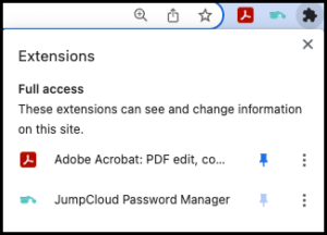 JumpCloud Password Manager Browser Extension - JumpCloud