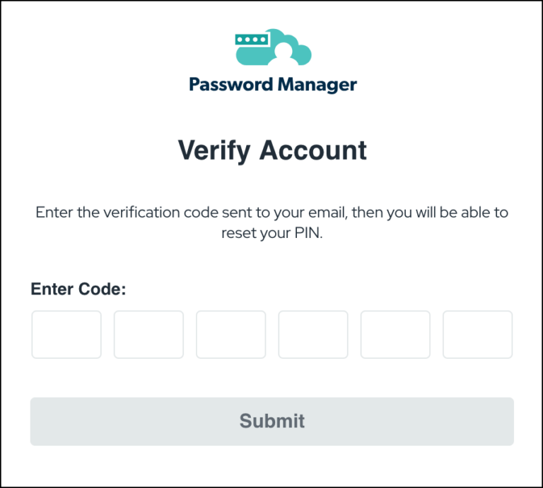 JumpCloud Password Manager Forgotten PIN - JumpCloud