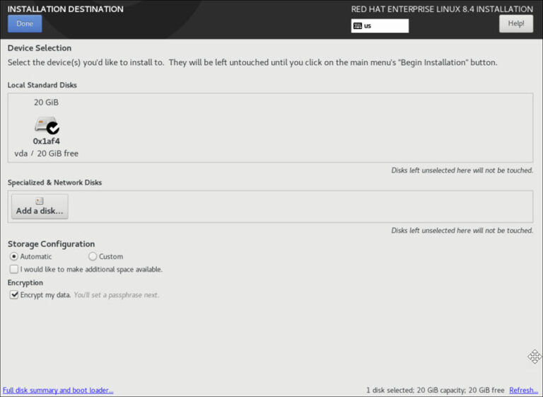 Configure Data Encryption for Linux Devices - JumpCloud