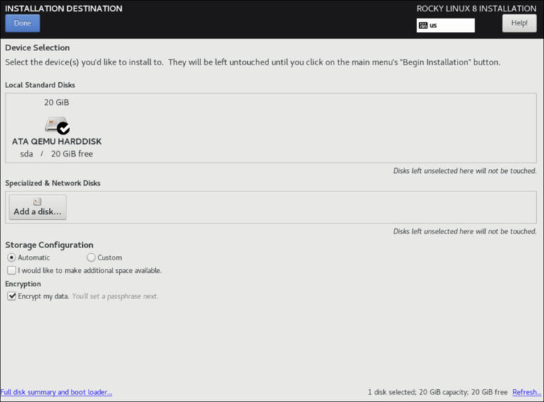 Configure Data Encryption for Linux Devices - JumpCloud