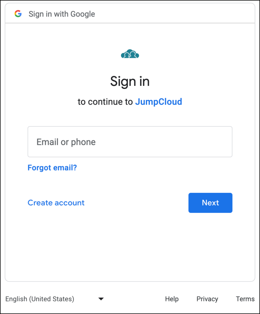 Google Workspace Directory Sync - JumpCloud