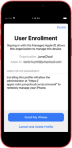 Users: Enroll Your Personal iOS Device - JumpCloud