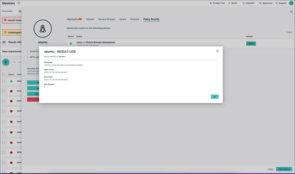 Create a Universal Browser Patch Policy - JumpCloud