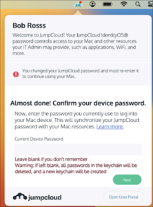 Manage MacOS Passwords - JumpCloud