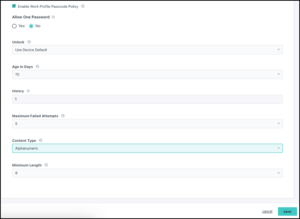 Create an Android Passcode Policy - JumpCloud
