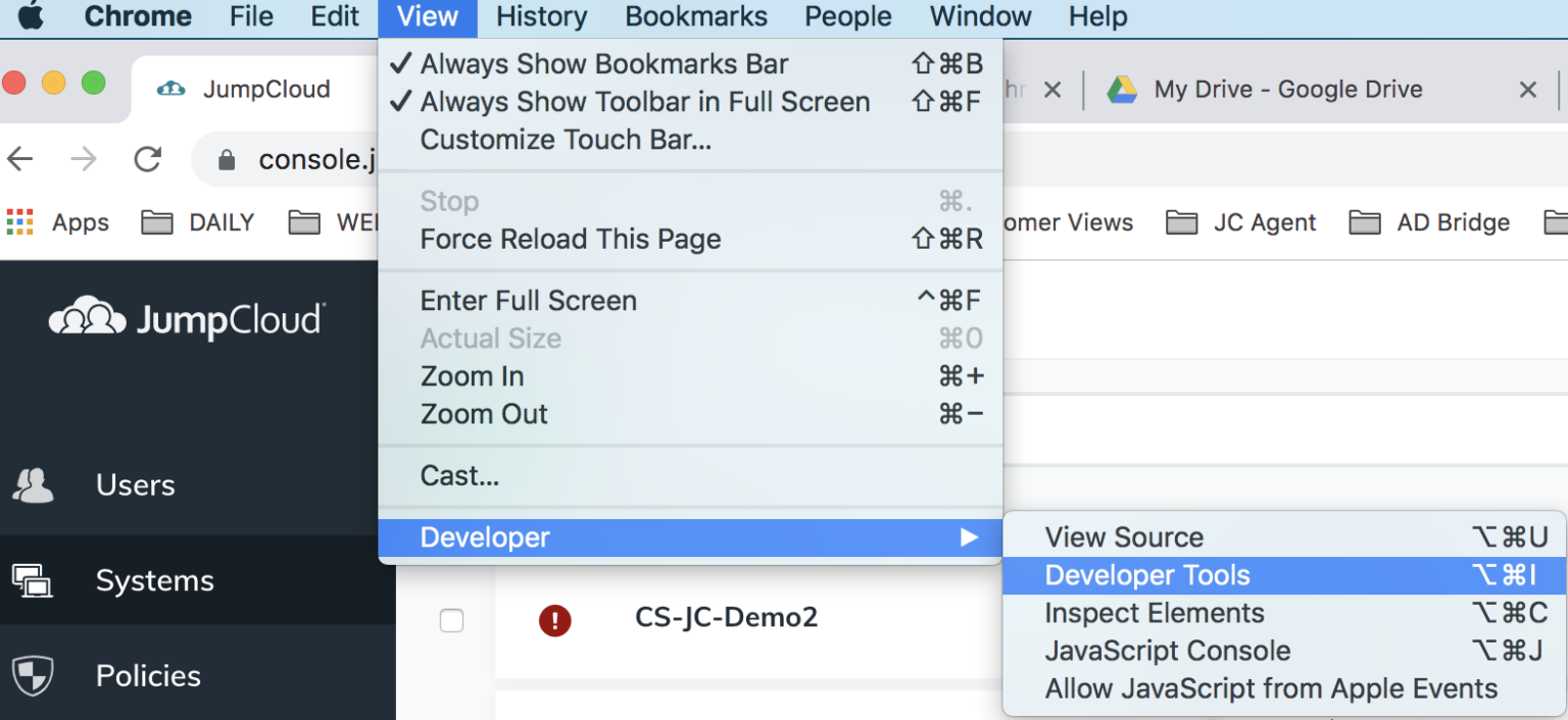 Inspect Network Activity in Chrome DevTools - JumpCloud