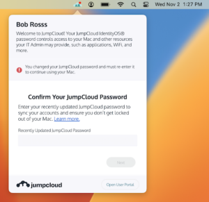 Manage MacOS Passwords - JumpCloud