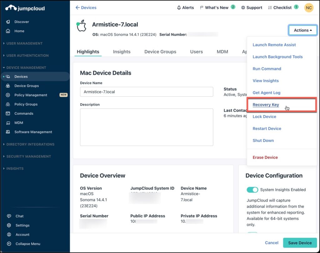 Recover a Password Using FileVault Recovery Key - JumpCloud Recover a Password Using FileVault Recovery Key - JumpCloud