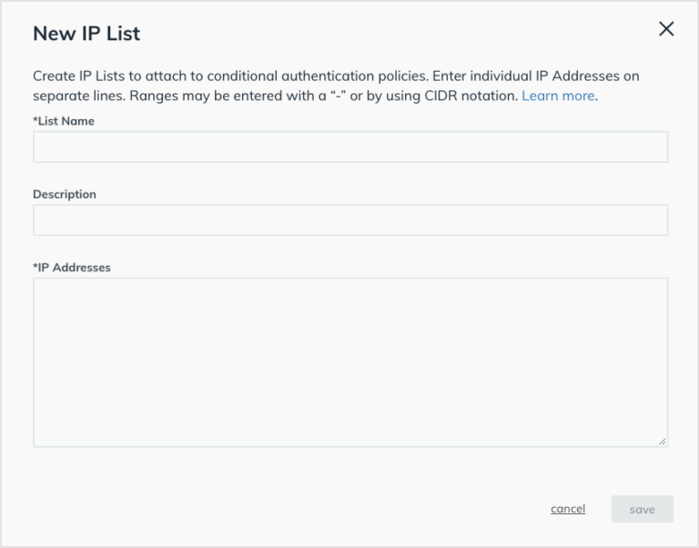 Get Started: IP Lists - JumpCloud