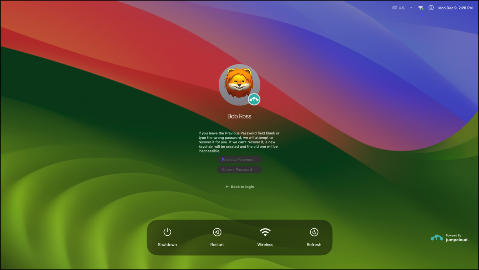 Users: Change Your MacOS Password - JumpCloud