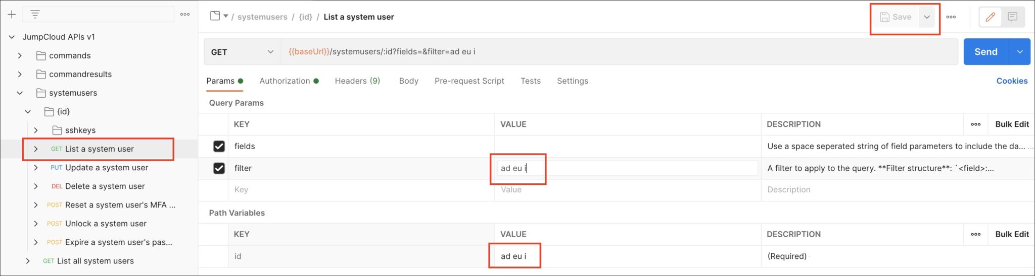 Configure JumpCloud API Endpoints in Postman - JumpCloud