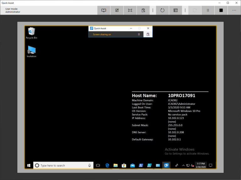 Windows 10 Quick Assist Command - JumpCloud