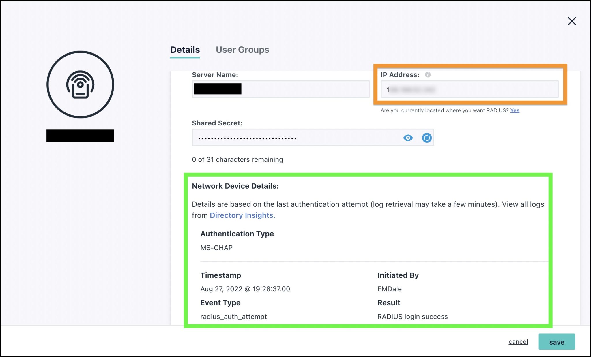 Troubleshoot: RADIUS Server Authentication - JumpCloud