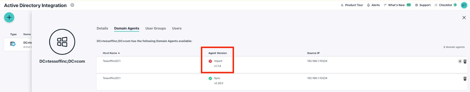 Rotate the Active Directory Import API Key - JumpCloud