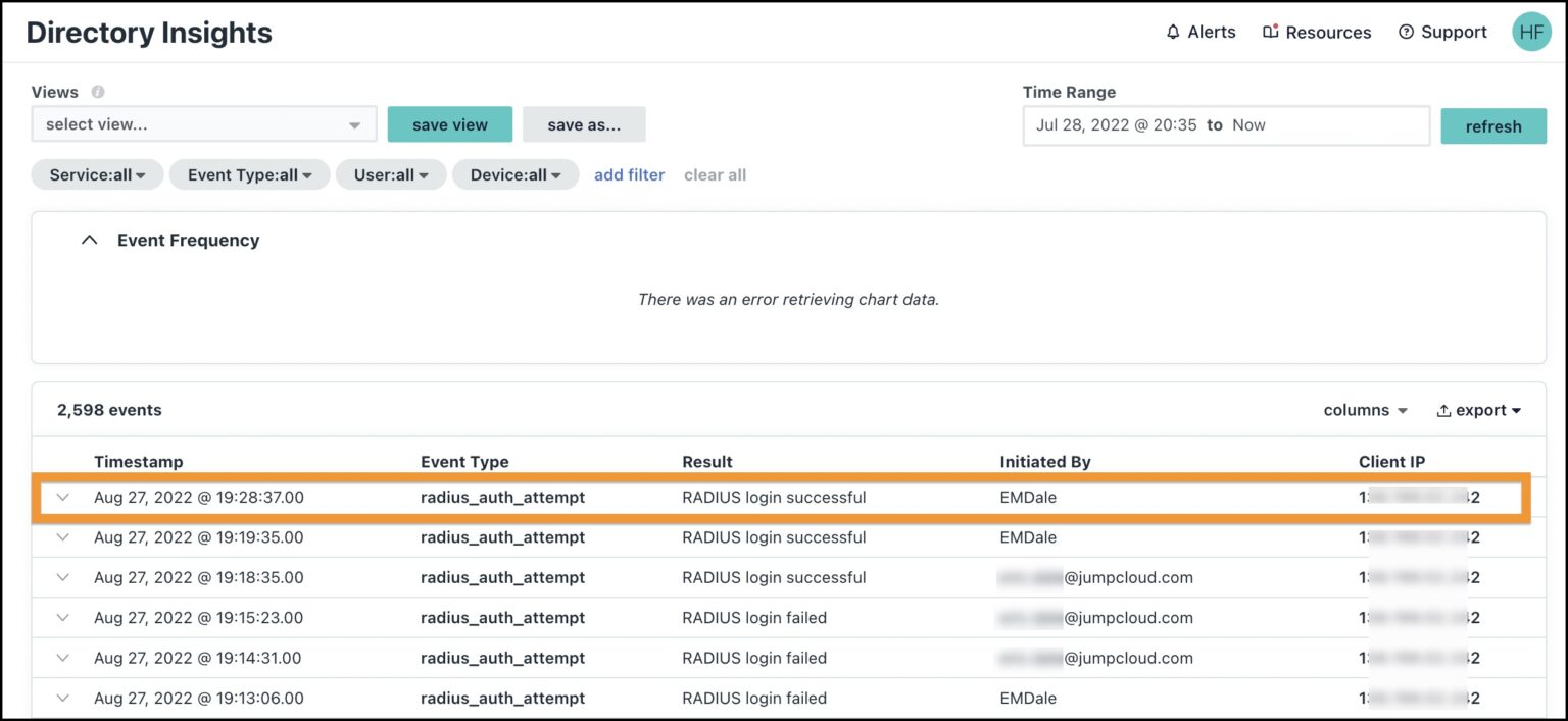 Troubleshoot: RADIUS Server Authentication - JumpCloud