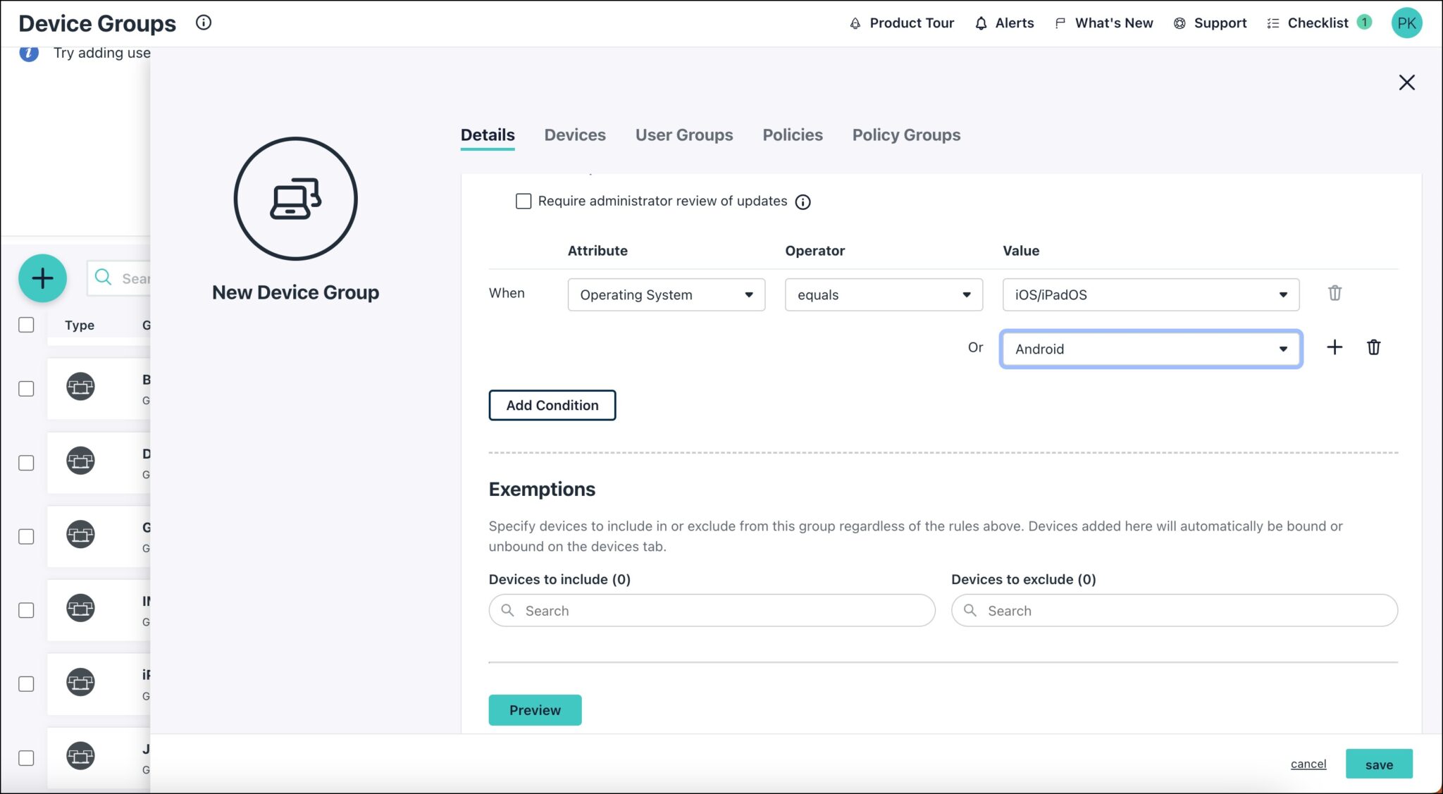 How to Configure Dynamic Device Groups