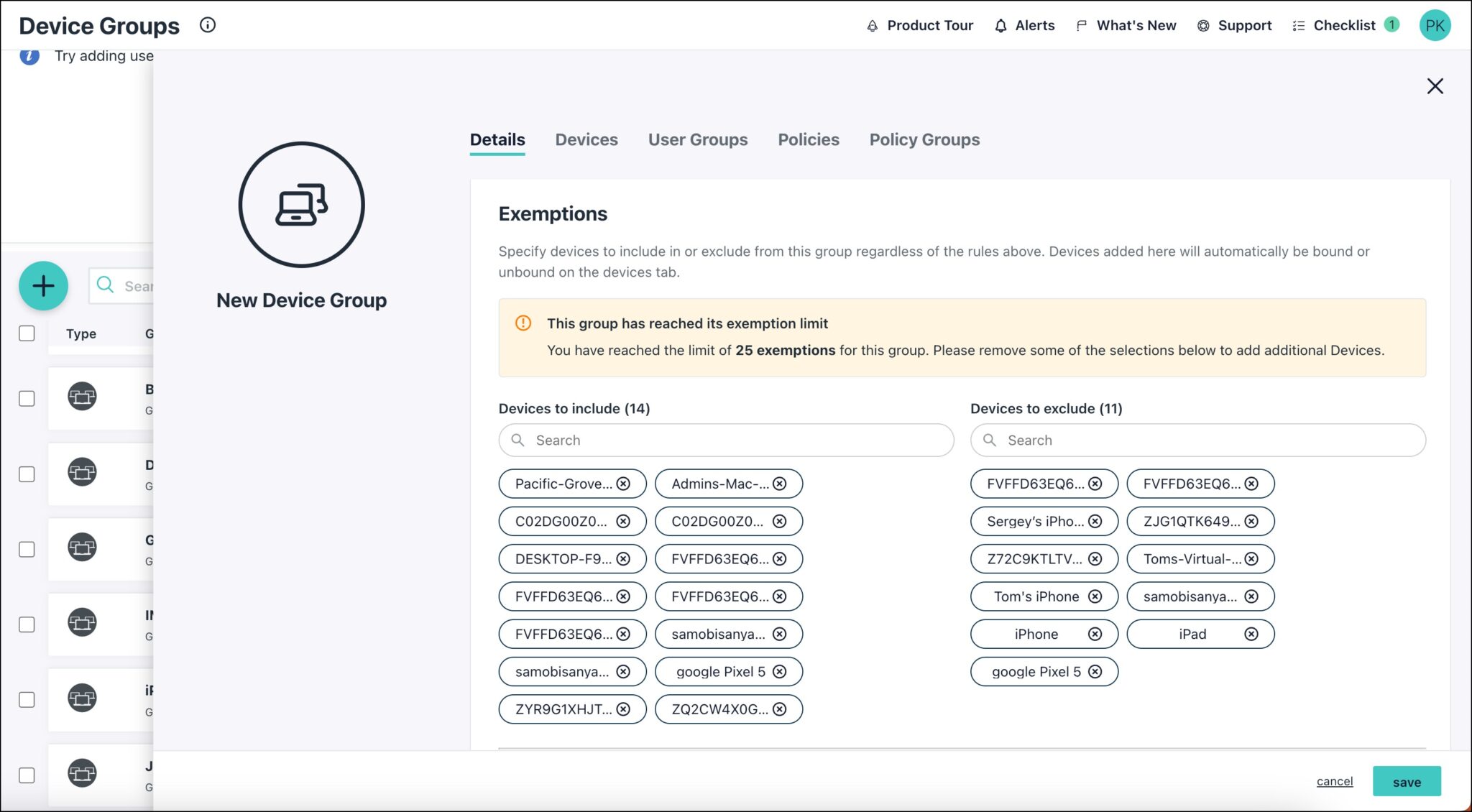 How to Configure Dynamic Device Groups
