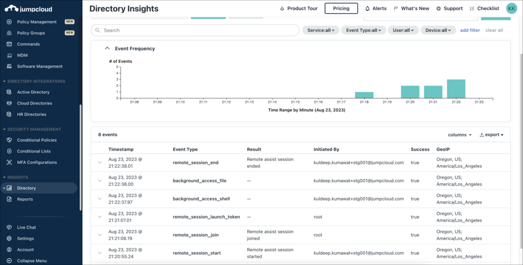 Get Started: Background Tools and Remote File Manager - JumpCloud