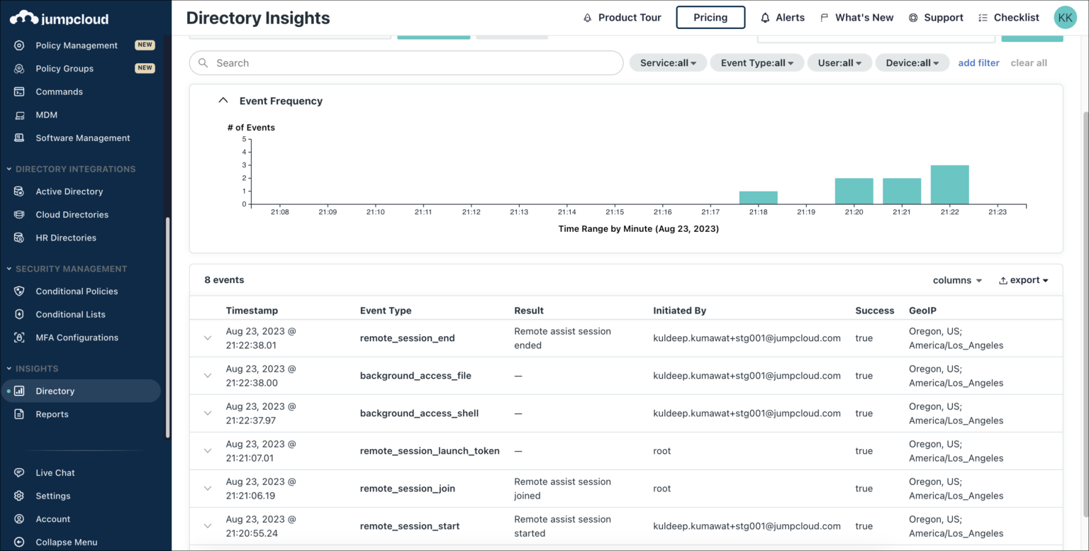 Get Started: Background Tools and Remote File Manager - JumpCloud