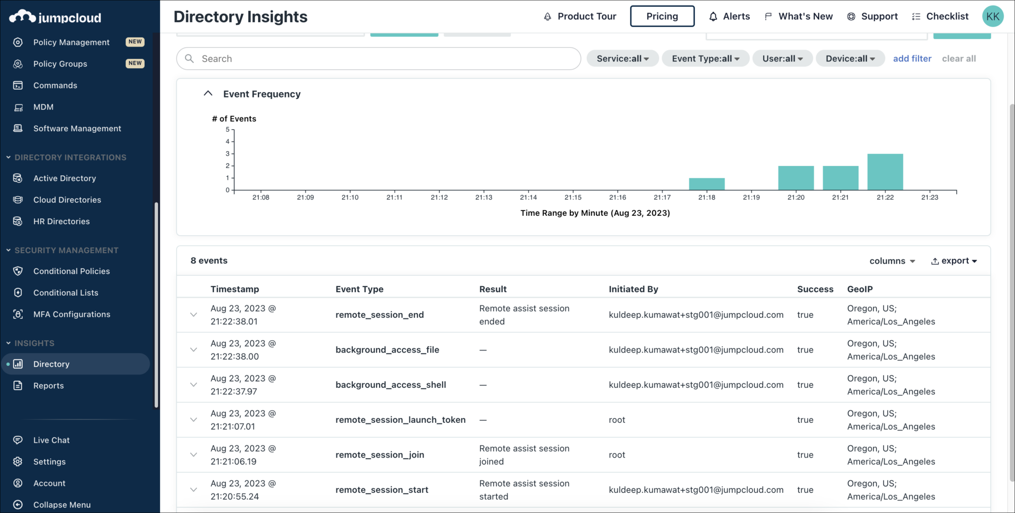 Get Started: Background Tools and Remote File Manager - JumpCloud