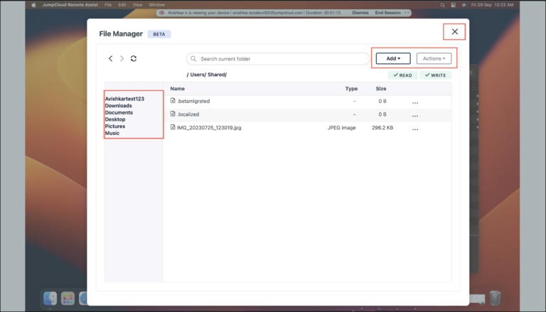 Get Started: Background Tools and Remote File Manager - JumpCloud