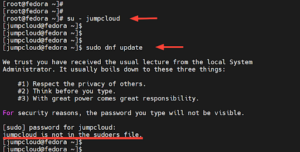 How to Create Sudo Users for Fedora - JumpCloud