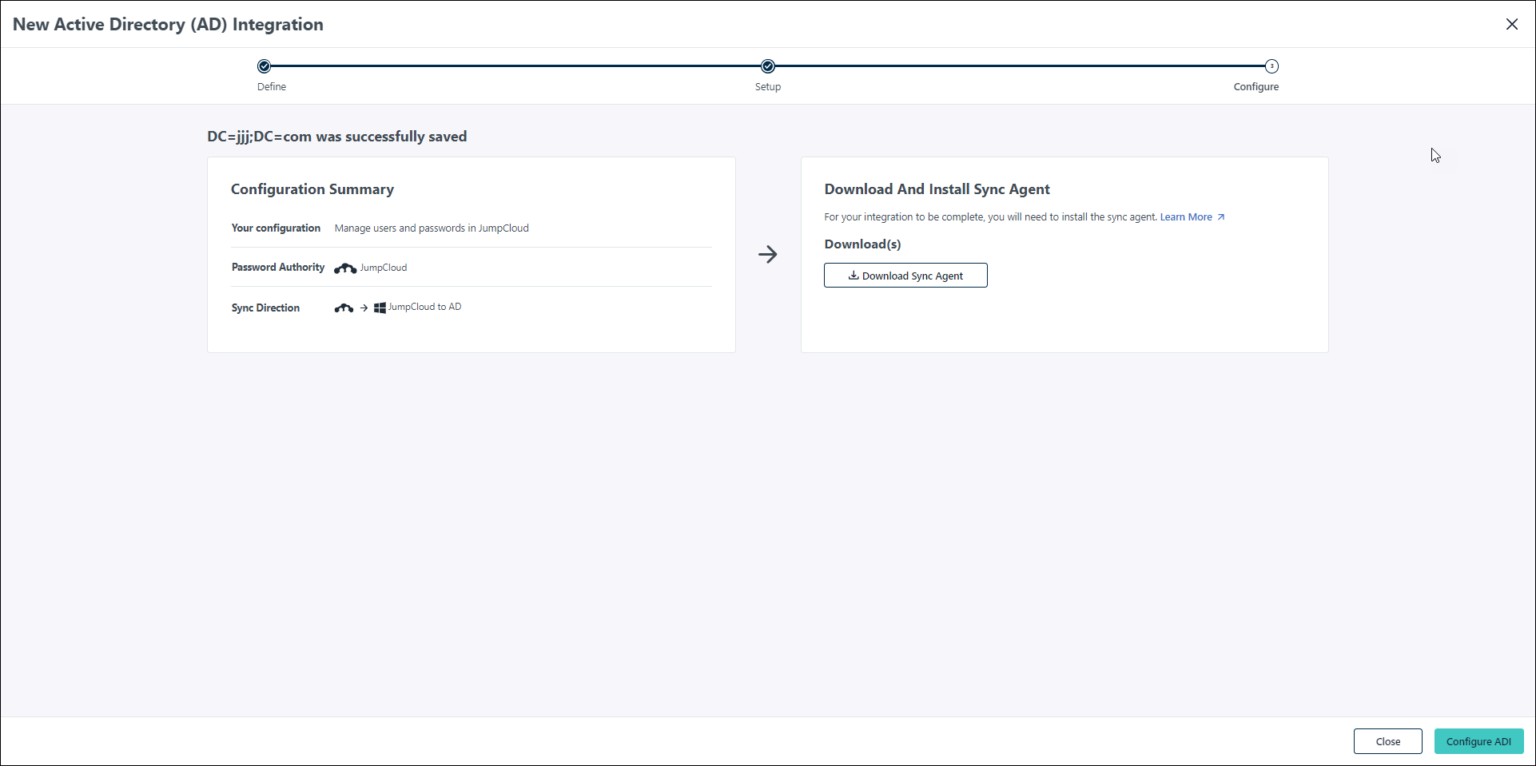 Configure ADI: Manage users, groups, and passwords in JumpCloud - JumpCloud