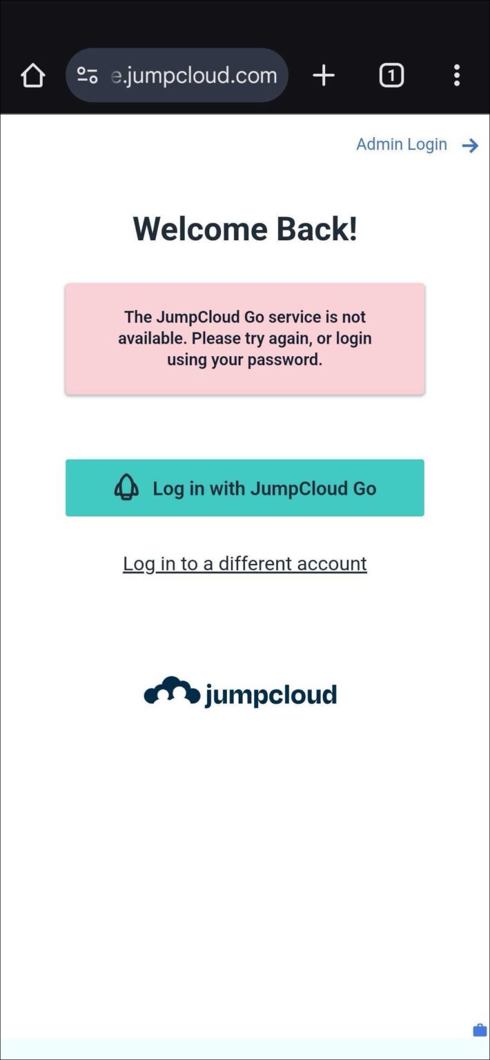 Troubleshoot: JumpCloud Go - JumpCloud