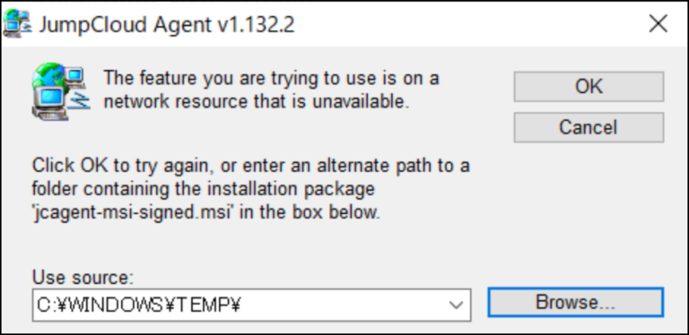 Troubleshoot: Windows Agent Installation - JumpCloud