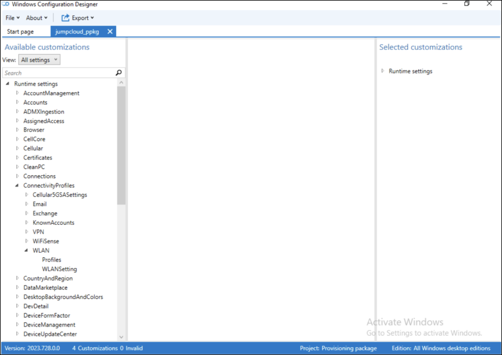 Enroll Windows MDM Using a Provisioning Package - JumpCloud