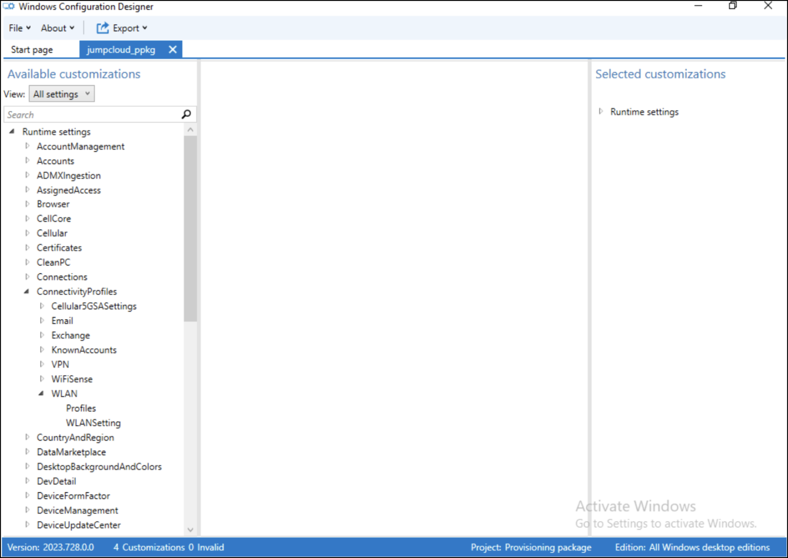 Enroll Windows MDM Using a Provisioning Package - JumpCloud
