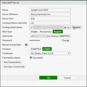 Configure Fortigate to Use JumpCloud LDAP - JumpCloud