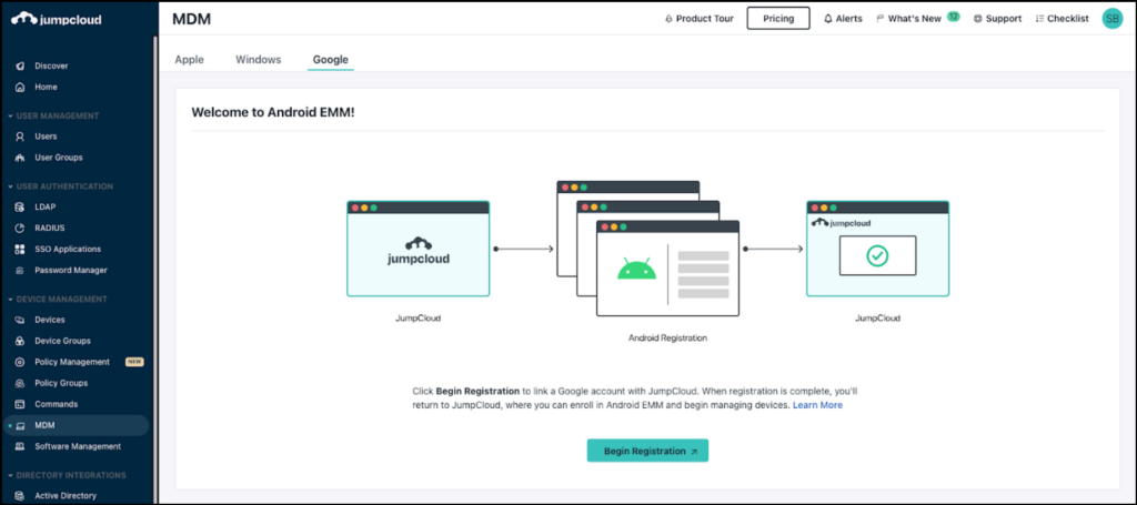 Set Up Android Emm Jumpcloud