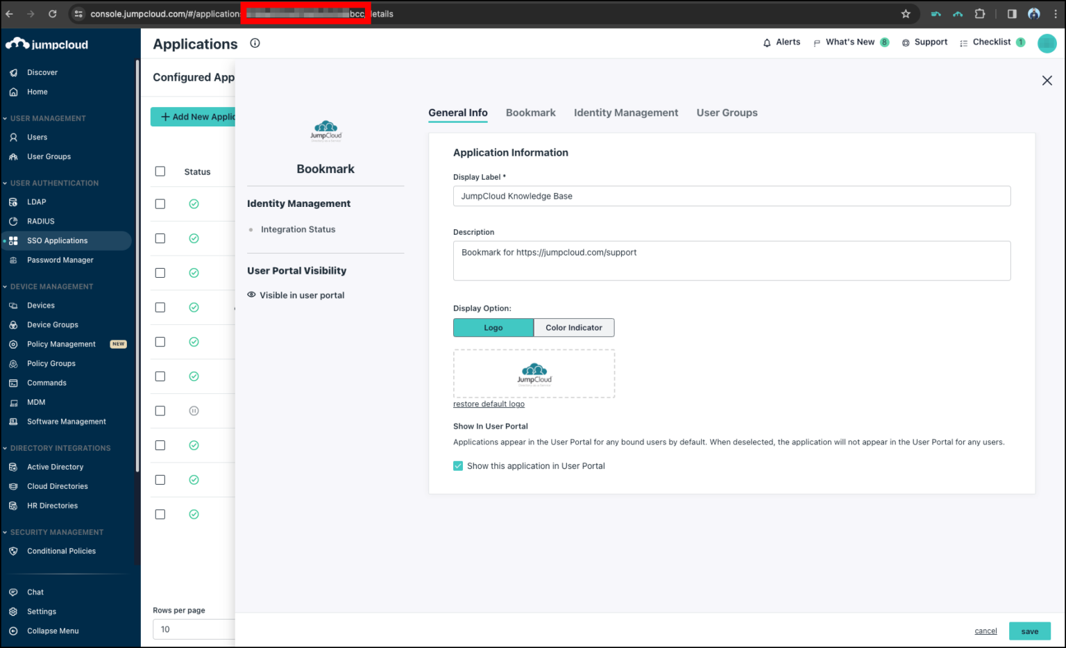 Retrieve Object Ids From The Admin Portal Jumpcloud