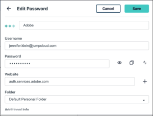 JumpCloud Password Manager Browser Extension - JumpCloud