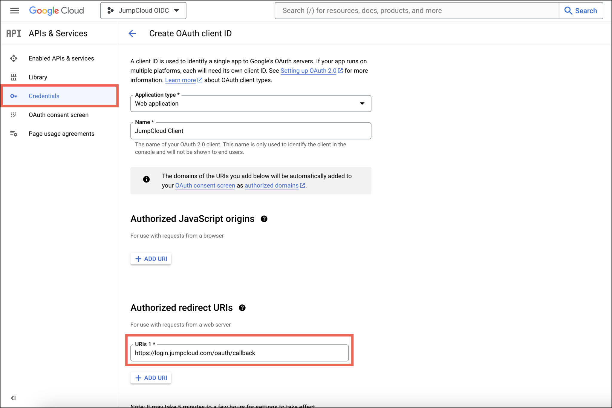 Configure Google Workspace as an Identity Provider - JumpCloud