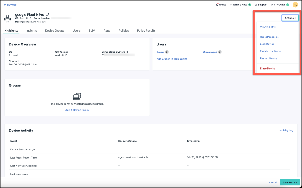 Add and Manage Android Devices - JumpCloud