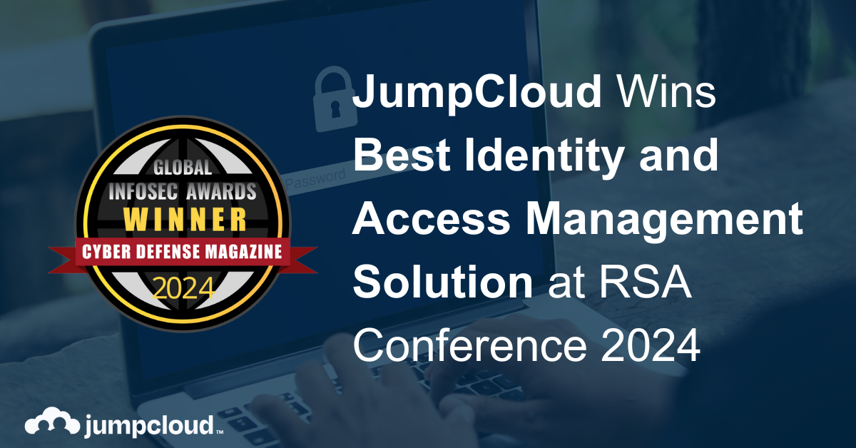 JumpCloud Wins Best Identity and Access Management at RSA