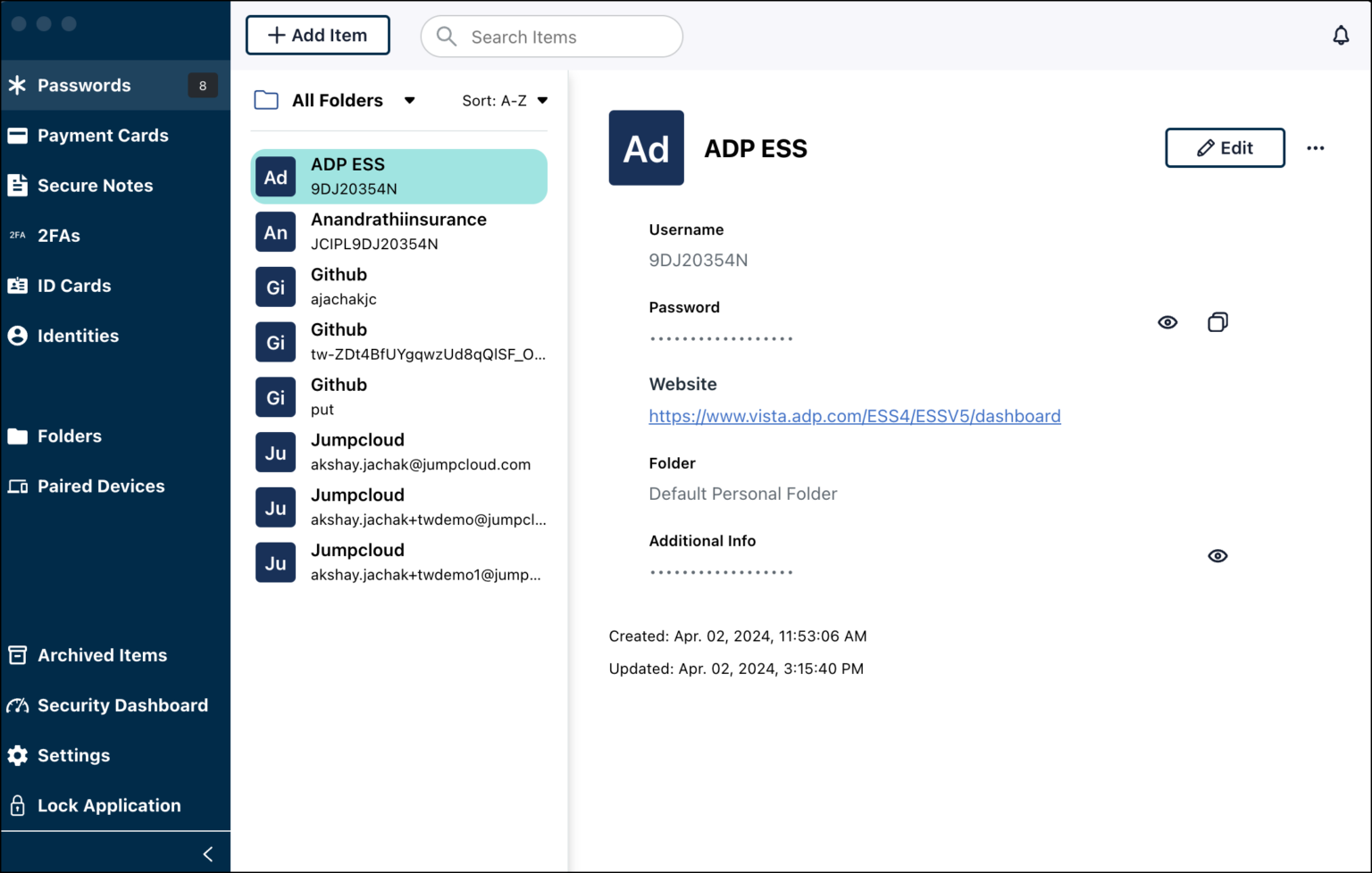 JumpCloud Password Manager Desktop App - JumpCloud