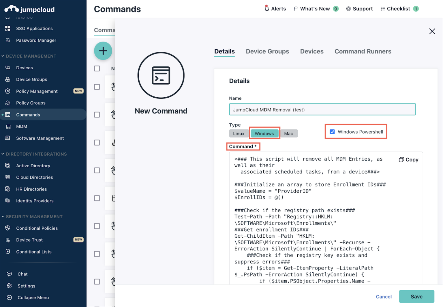 Troubleshoot: Windows MDM - JumpCloud