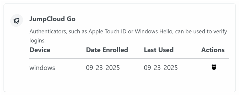 Use JumpCloud Go™ - JumpCloud