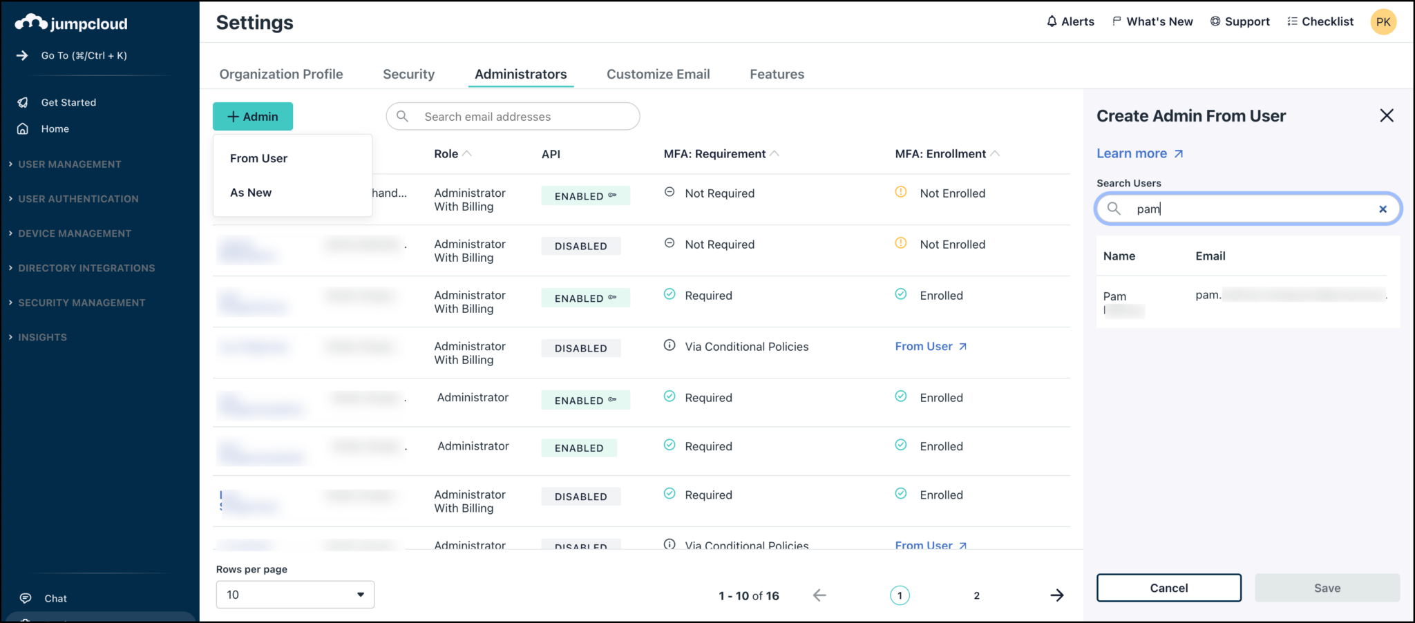 Secure Admin Portal Logins with Advanced MFA Options - JumpCloud